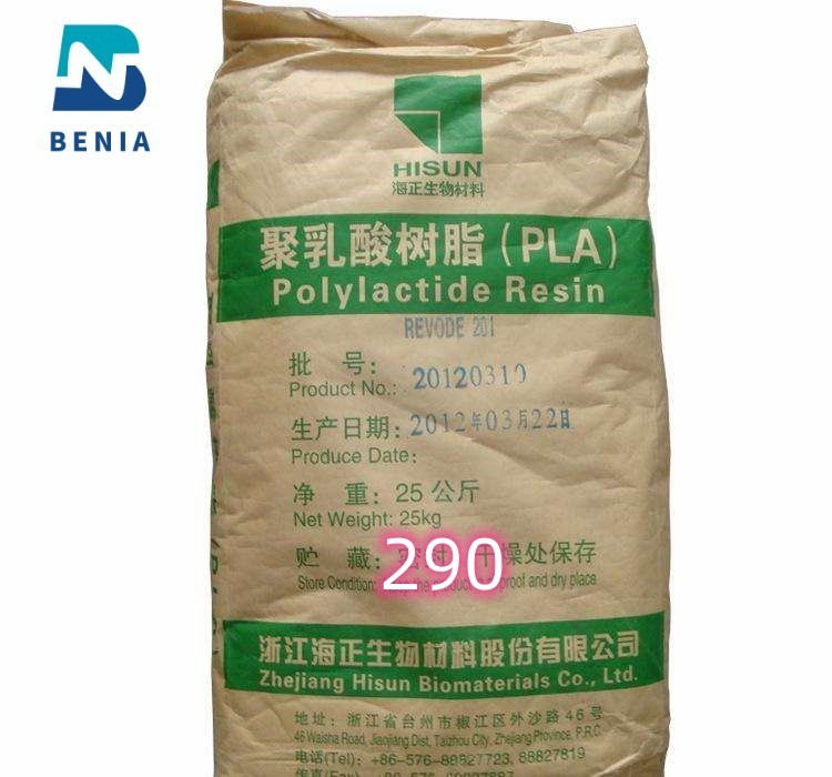 Hisun PLA Resin REVODE 290 Polylactic Acid Biobased PLA Pellets for Biodegradable Compostable